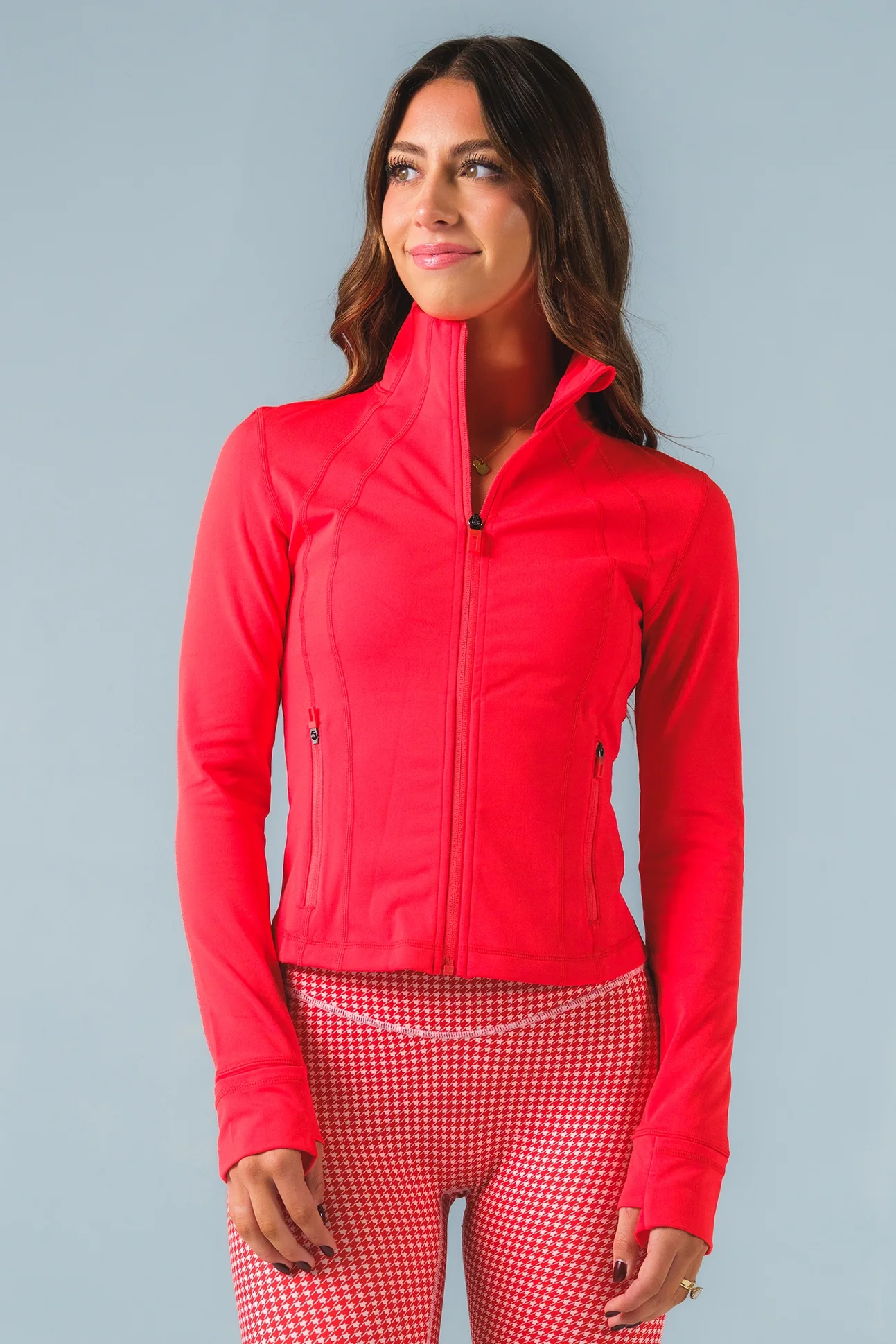 Contour Zip Up Hot Red - ACTA